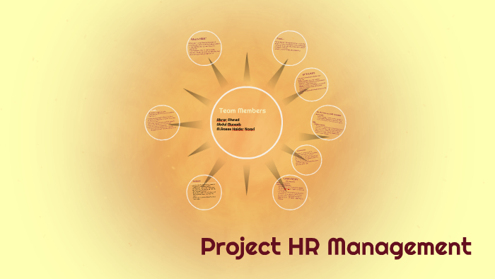 Project HR Management by Raees Haider on Prezi