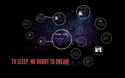 To sleep, no doubt to dream by Julie Bouton on Prezi