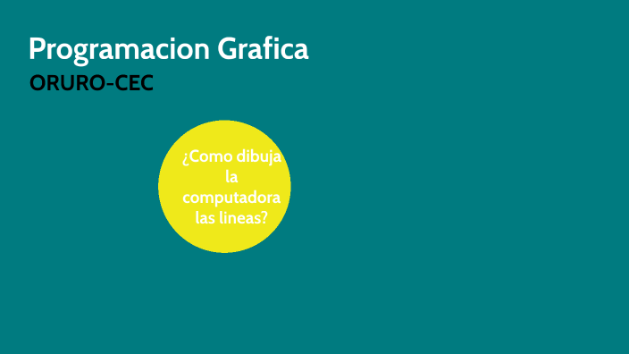 Programacion Grafica by Pablo Villegas on Prezi