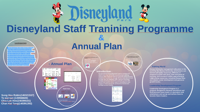 Disneyland Development Plan by shandar to on Prezi
