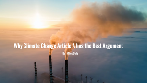Why Climate Change Article A has the best Argument - Miles Cole by ...