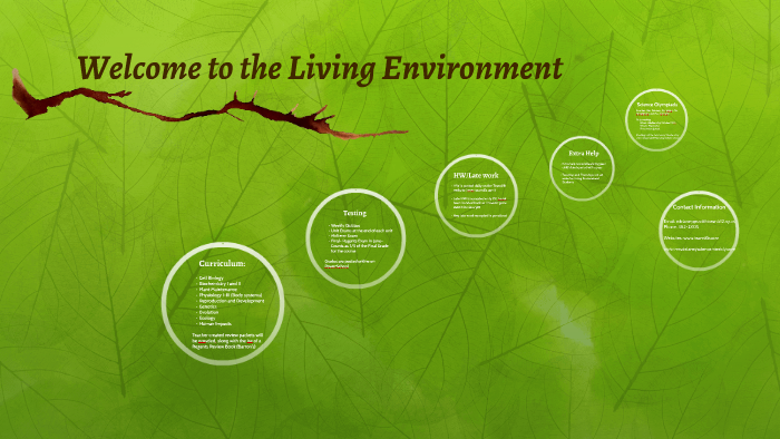 Welcome to the Living Environment by Rachel Delaney on Prezi