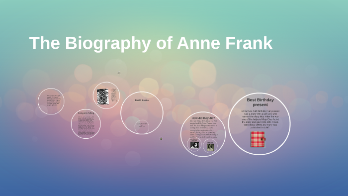 The Biography of Anne Frank by Saige Peterson on Prezi