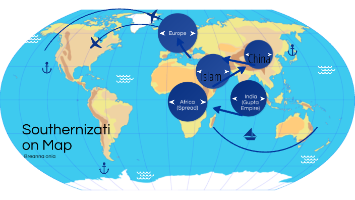 Southernization MAP by breanna soniat on Prezi