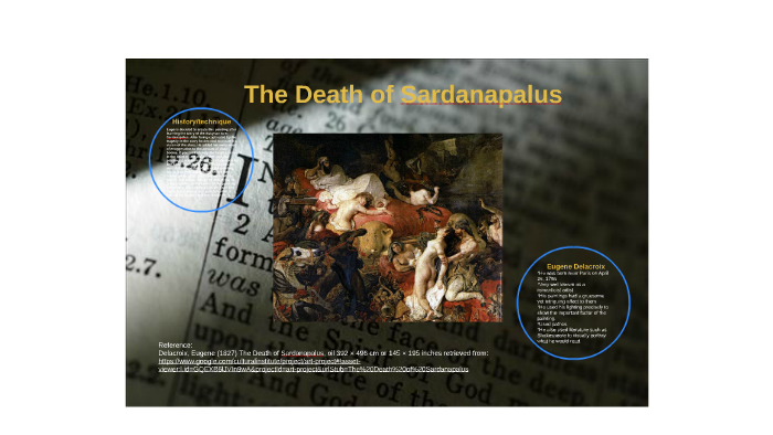 The Death of Sardanapalus by Celia Riverol on Prezi