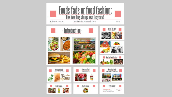 Food fads or food fashion: how have they change over the years by ...