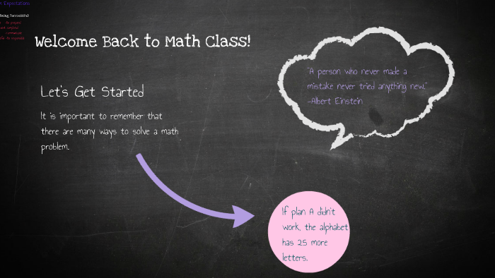 Welcome Back to Math Class by Emma Barrett on Prezi