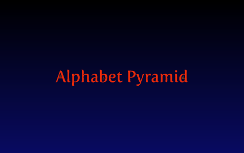 Alphabet Pyramid by Sarah Thomsen on Prezi