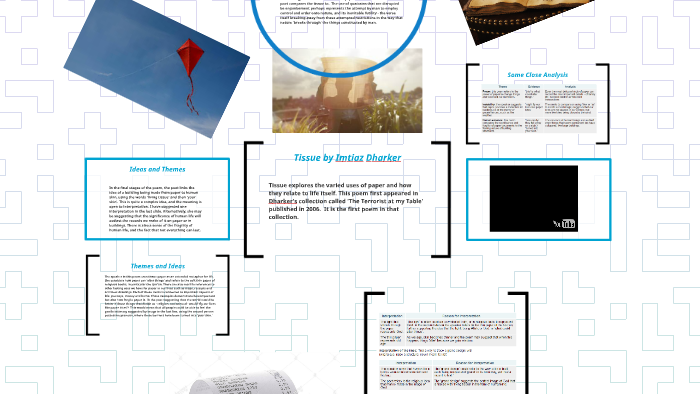Tissue by Imtiaz Dharker by Ian Evans on Prezi
