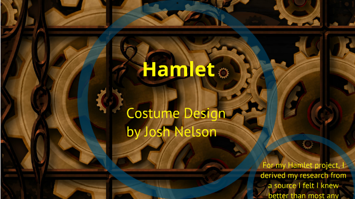 Hamlet Costume Design by Josh Nelson on Prezi