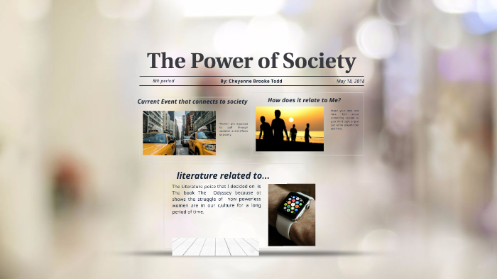 The power of Society by cheyenne Todd on Prezi