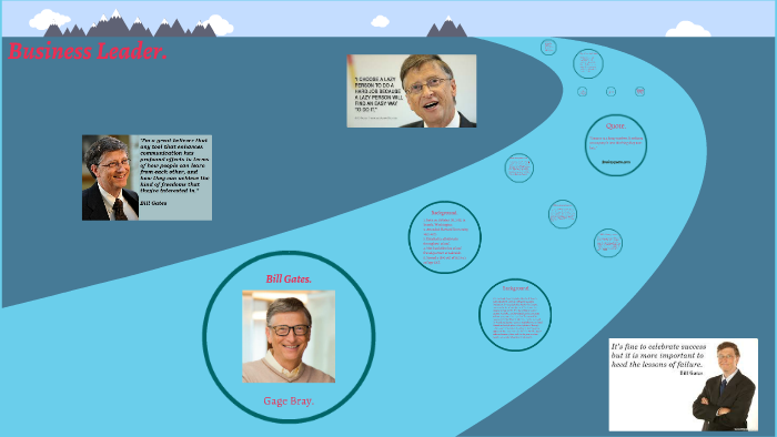 Bill Gates a business leader. by Gage Bray on Prezi