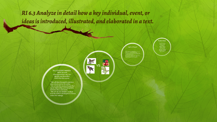 RI 6.3 Analyze in detail how a key individual, event, or ide by Kelly ...