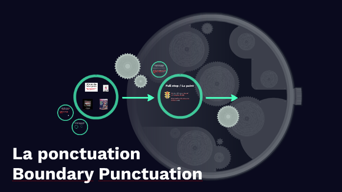La ponctuation / Boundary Punctuation by cynthia macdonald on Prezi