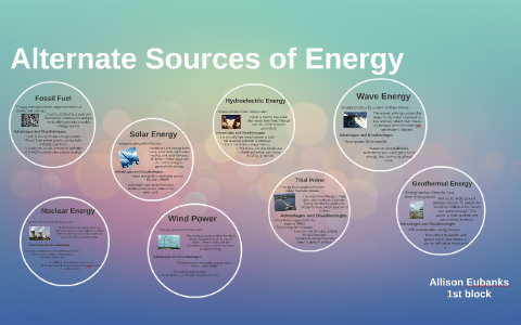Alternate Sources of Energy by Allison Eubanks on Prezi