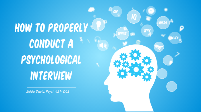 How to conduct a psychological interview by Zelda Davis on Prezi