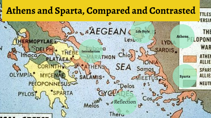 Athens and Sparta, Compared and Contrasted by Jorge Luis Vivas on Prezi