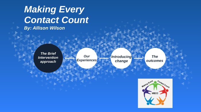 Making Every Contact Count by Allison Wilson on Prezi
