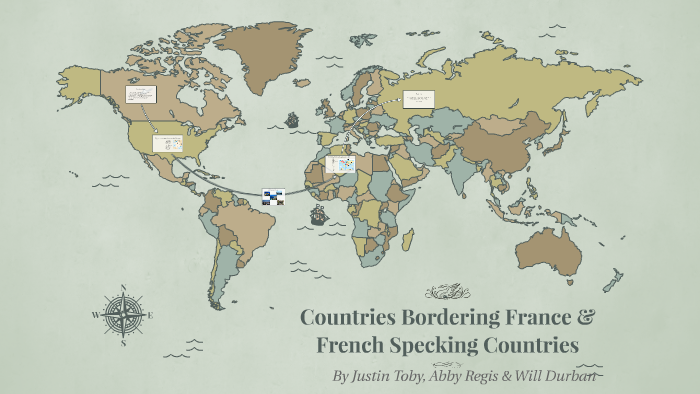 Countries bordering France & French Specking Countrie by Abby Purcell ...
