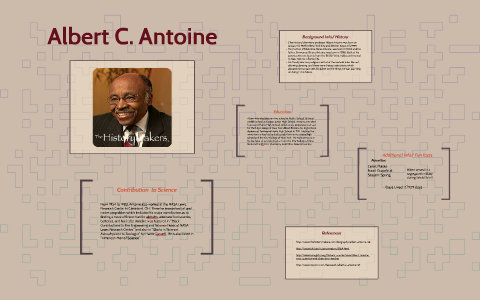 Albert C. Antoine by Joshua McCray on Prezi