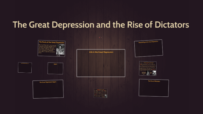 The Great Depression and the Rise of Dictators by Eliel Pérez on Prezi