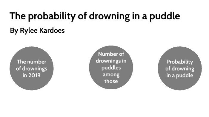 Probability of drowning in a puddle by Rylee Kardoes on Prezi