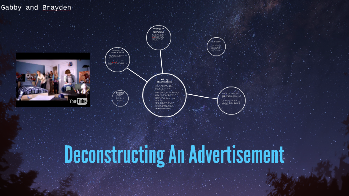 Deconstructing An Advertisement by Gabby Smith