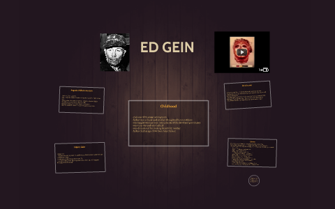 Ed Gein by Ben Kesterson on Prezi