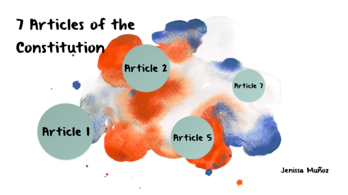 The 7 Articles (Constitution) by Jenissa Munoz -Bejarano on Prezi