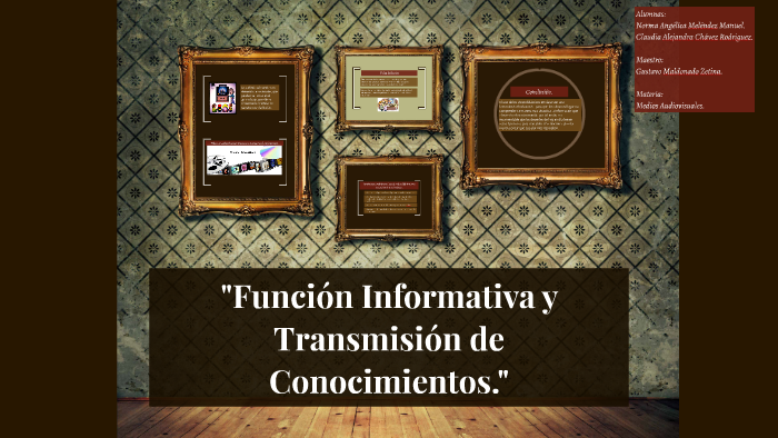 "Funcion Informativa y Transmision de Conocimientos." by Angelica ...