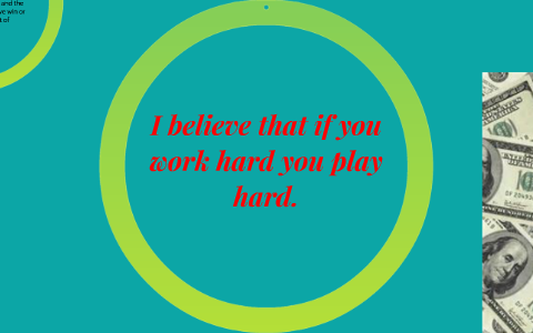 I believe that if you work hard you play hard. by Quintin Triplett on Prezi