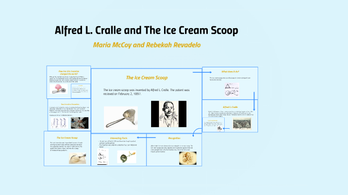 Alfred L. Cralle-ice cream scoop by Maria McCoy on Prezi