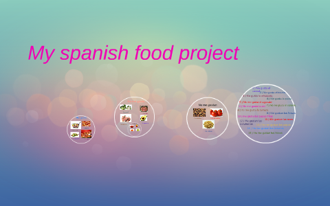 My spanish food project by audrey bond on Prezi