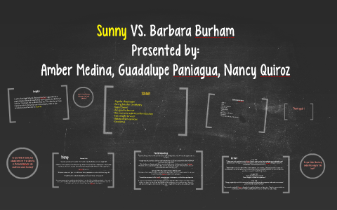 Sunny VS. Barbara Burham by Nancy Quiroz on Prezi