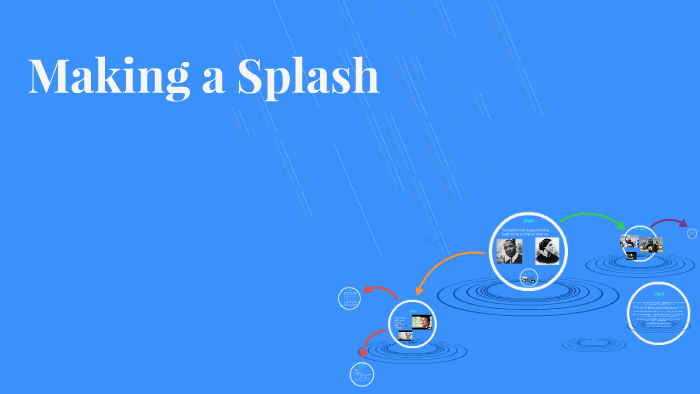 Making a Spash by Divine Franklin on Prezi