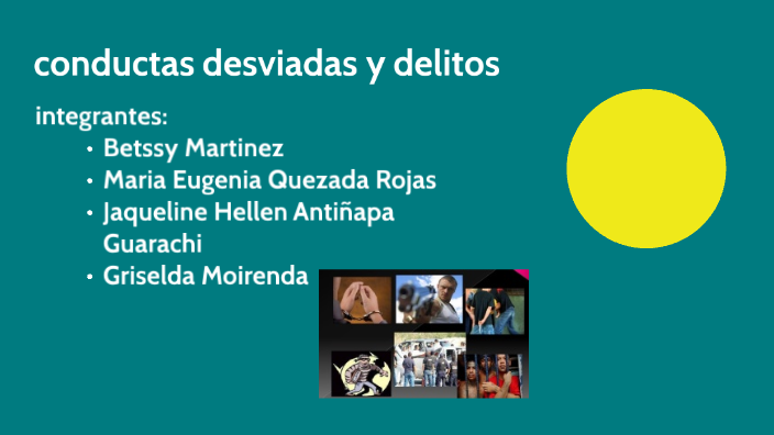 conductas desviadas y delito by betssy Martínez Barrientos on Prezi