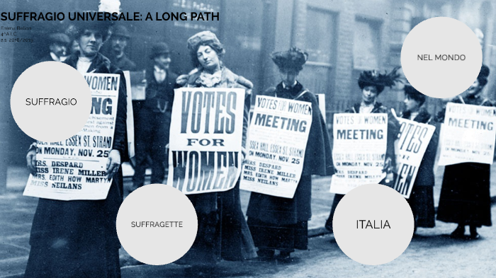 Suffragio e Suffragette by Emma Bellon on Prezi