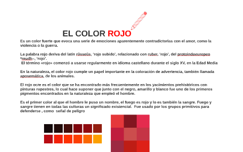 EL COLOR ROJO by Yanina Curries
