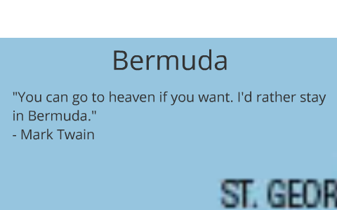 5 Items for Bermuda by Michael Reingold on Prezi