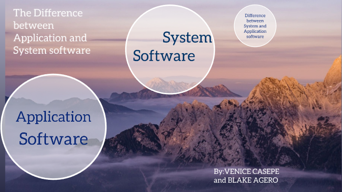 The Difference Between Application and System Software by Michael Agero ...