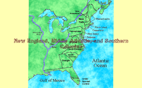 New England, Middle, Southern colonies by Rachel Cochran on Prezi