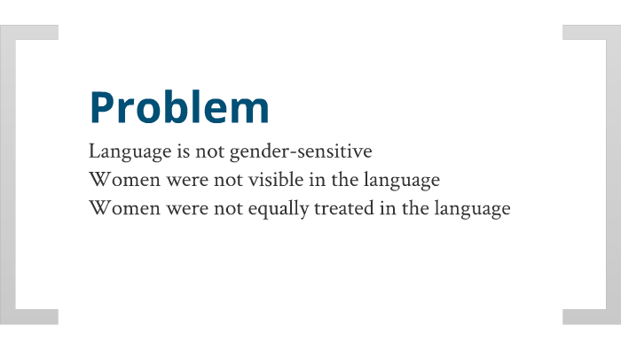 Gender-Sensitive Language at the University of Bern by Andrea Winiger ...