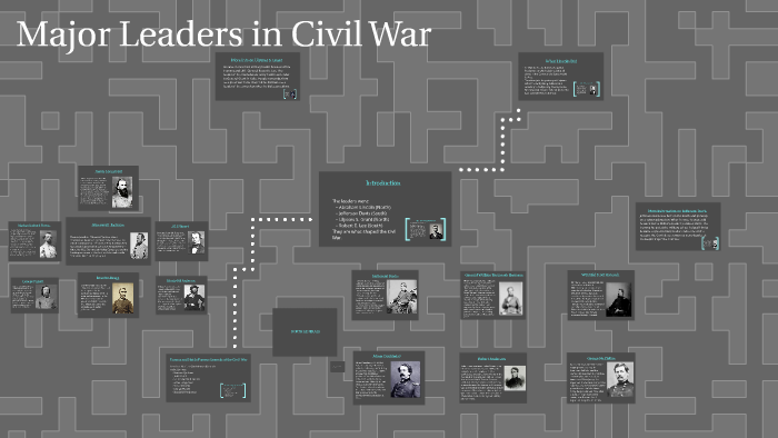 Major Leaders in Civil War by Slade Burton on Prezi