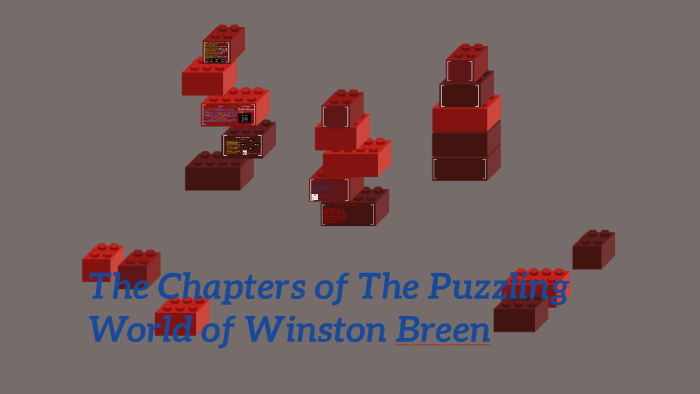 The Chapters of The Puzzling World of Winston Breen by Ghideon Eyassu ...
