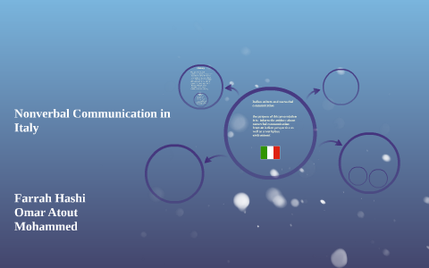 Nonverbal Communication in Italy by farrah hashi on Prezi