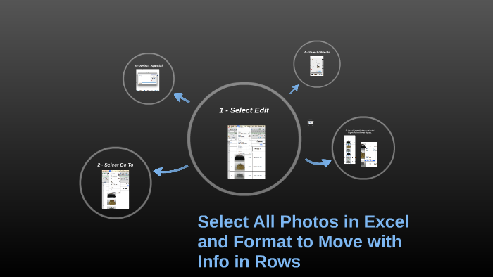 Select All Objects In Excel By Joyce Wilkins