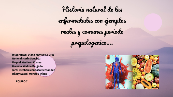 Historia natural de la enfermedad con ejemplos reales y comunes periodo ...