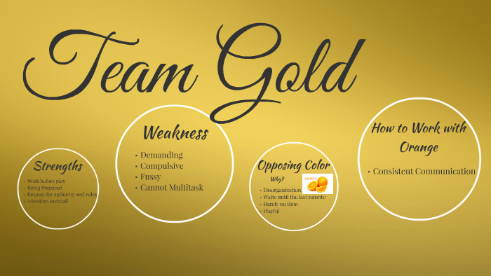 Team Gold by Romel Singh on Prezi
