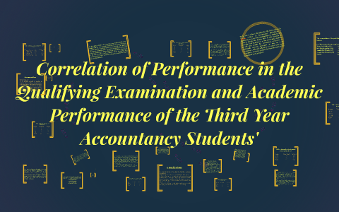 The Correlation between the Qualifying Examination and the A by thesis ...