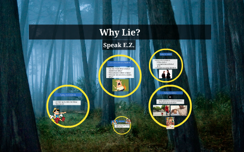 Why Lie? by Angela manzo